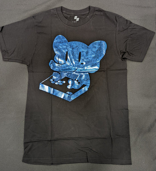 SANWA DENSHI Elephant Masher BLUE METALLIC Tee – Arcade Shock