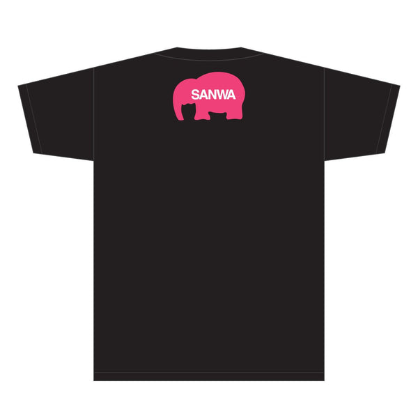 SANWA DENSHI PINK ELEPHANT MASHER (HOT METALLIC) Tee – Arcade Shock